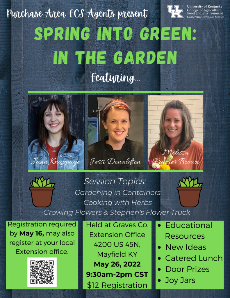 Spring into Green in the Garden! – Mayfield-Graves County Tourism ...