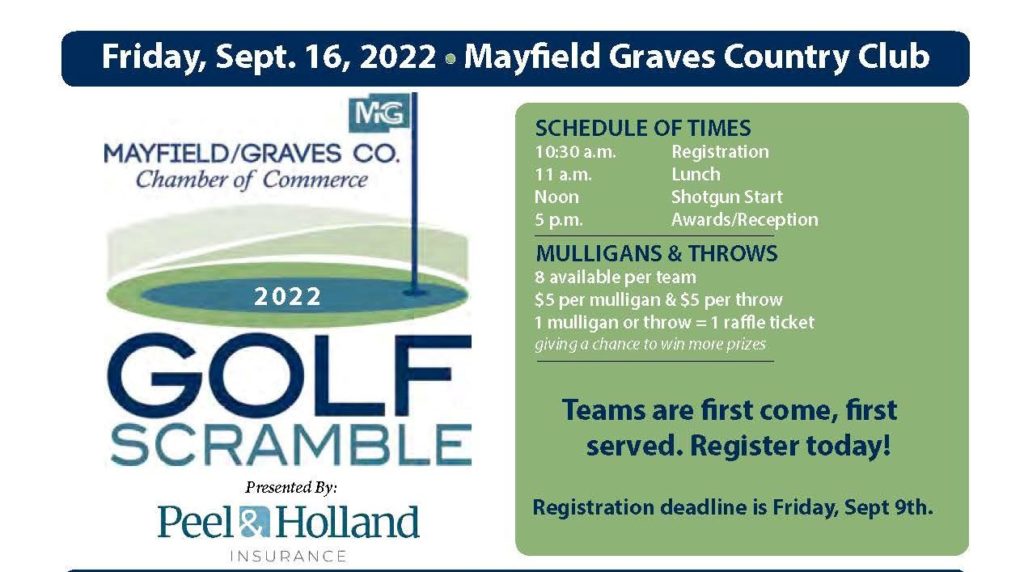 Mayfield/Graves County Chamber of Commerce Golf Scramble – Mayfield ...