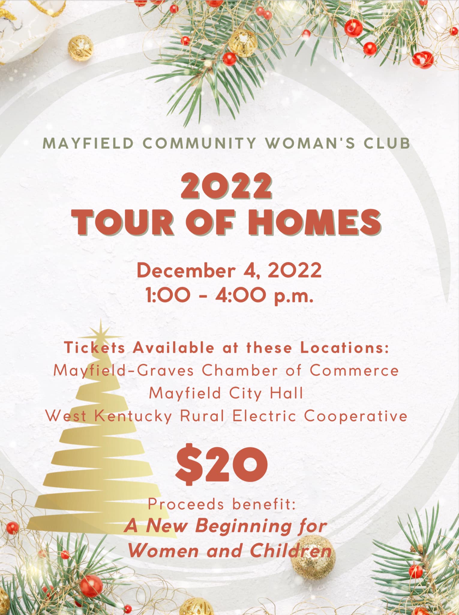 Mayfield Community Woman’s Club Christmas Tour of Homes – Mayfield ...