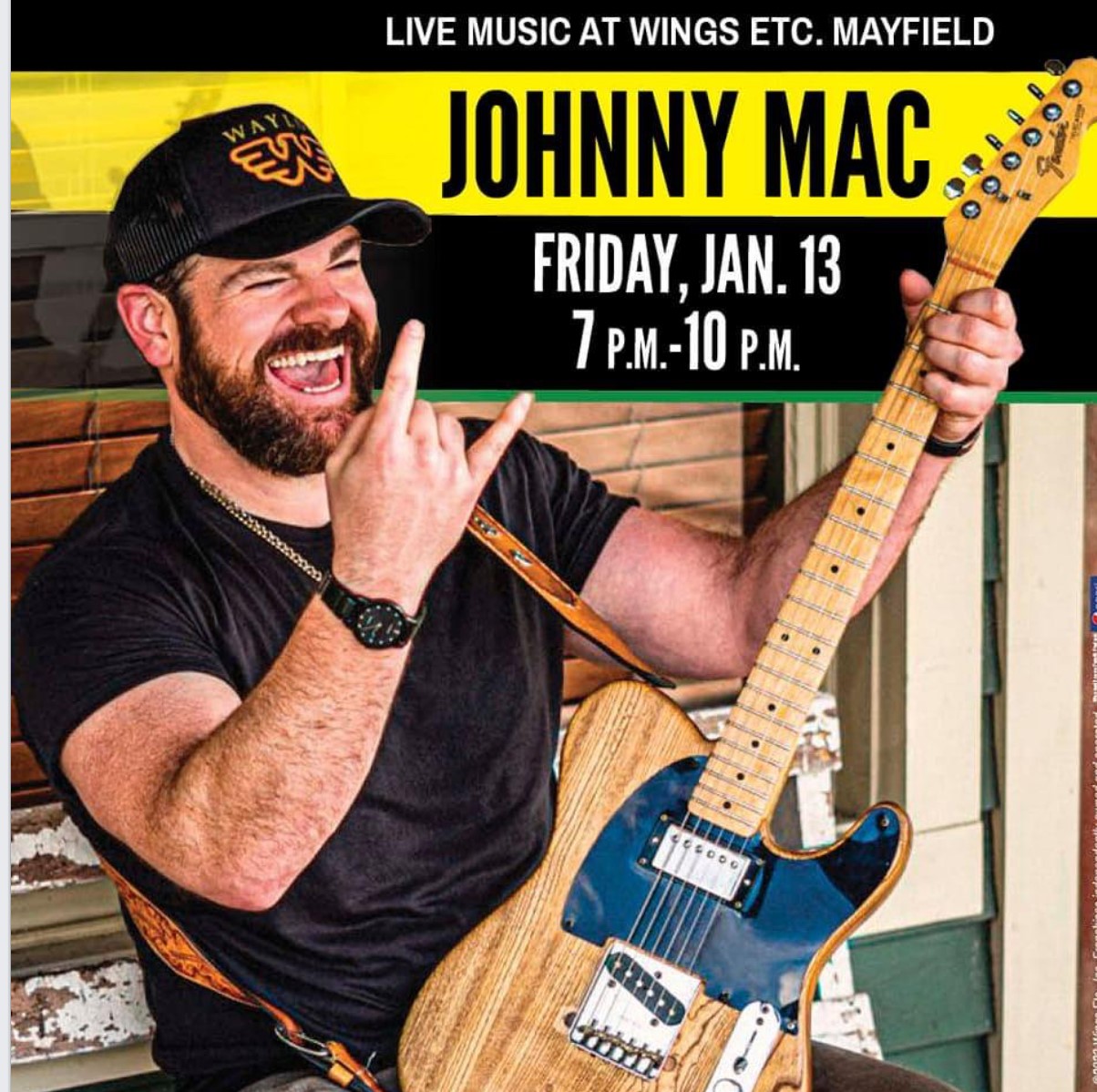 Johnny Mac at Wings, Etc. – Mayfield-Graves County Tourism Commission