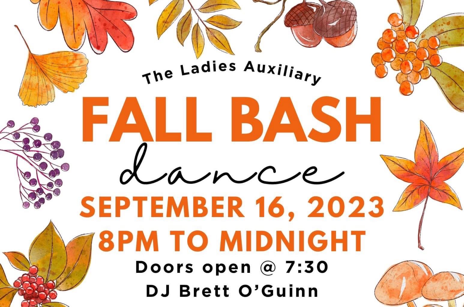 Ladies Auxiliary Fall Bash Dance – Mayfield-Graves County Tourism Commission