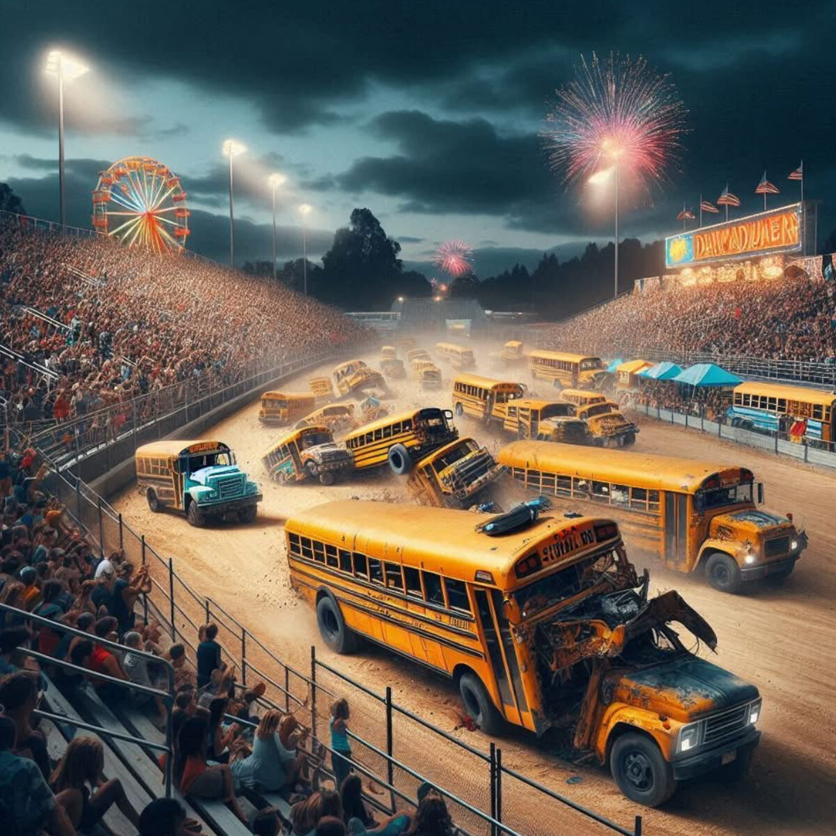 School Bus Demolition Derby – Mayfield-Graves County Tourism Commission