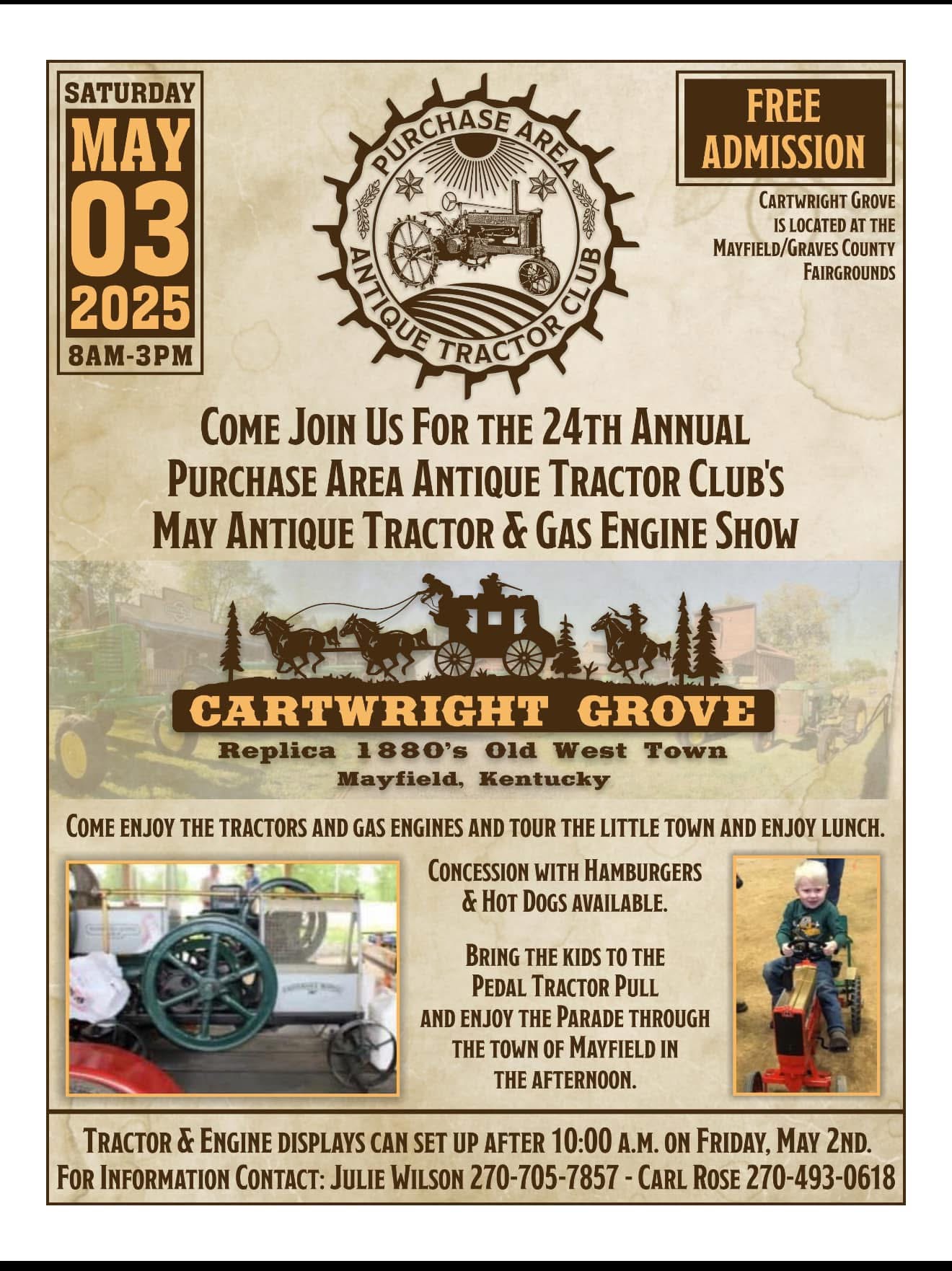 Antique Tractor & Gas Engine Show – Mayfield-Graves County Tourism ...