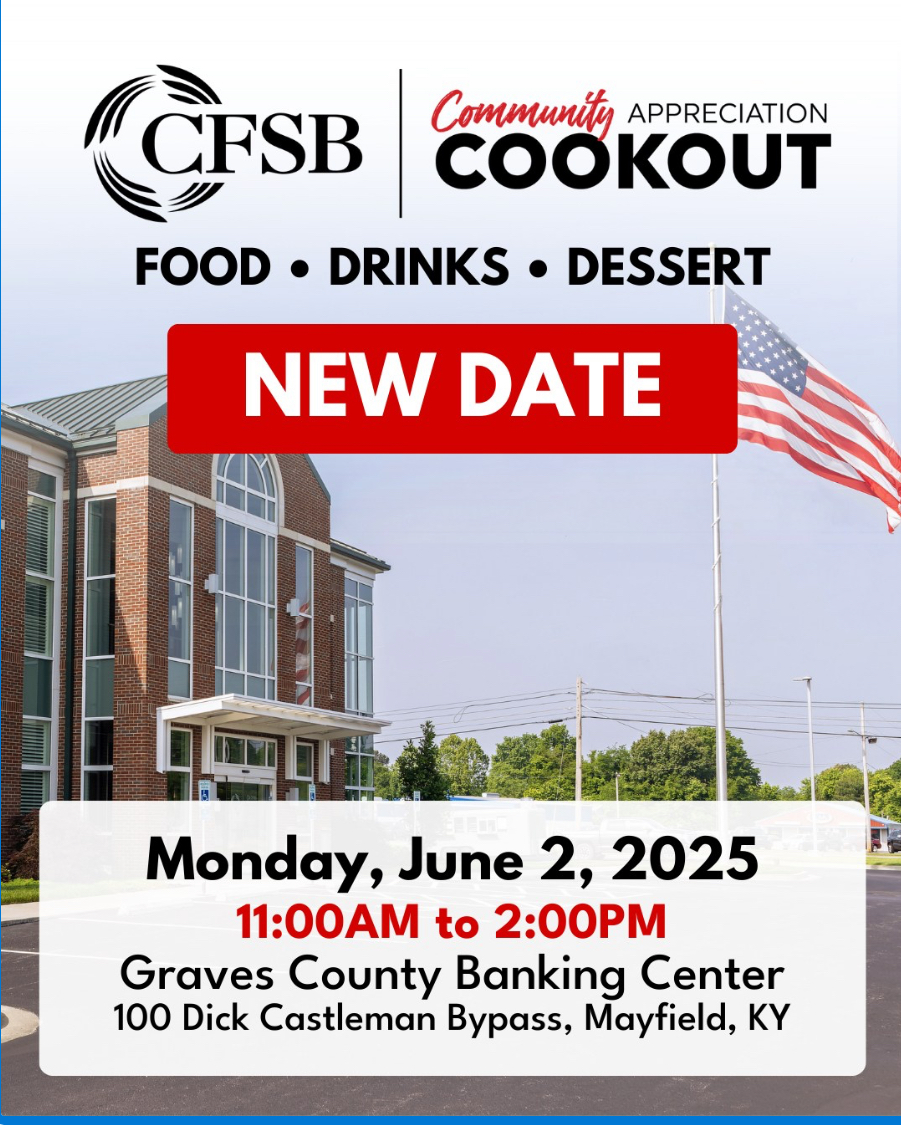 CFSB Community Appreciation Cookout – Mayfield-Graves County Tourism ...