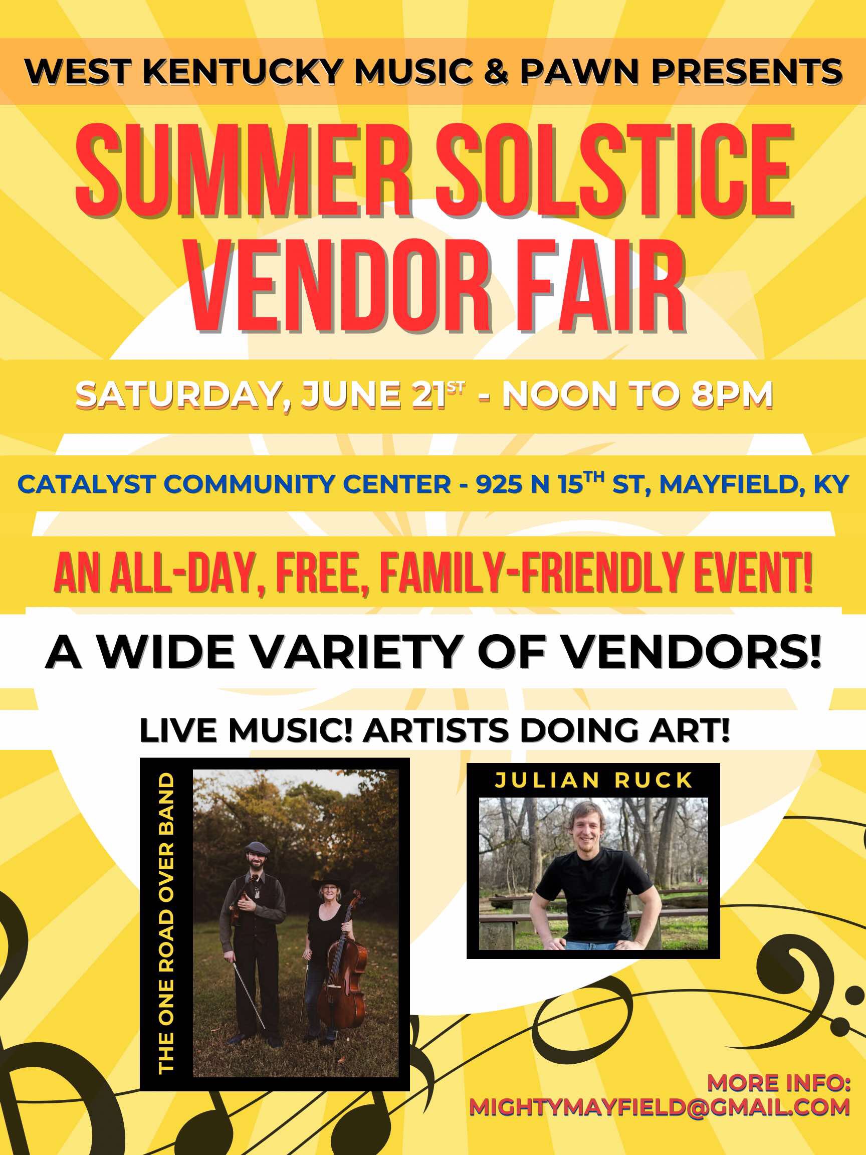 Summer Solstice Vendor Fair – Mayfield-Graves County Tourism Commission