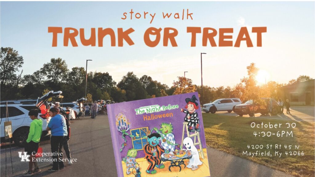 Story Walk Trunk or Treat – Mayfield-Graves County Tourism Commission