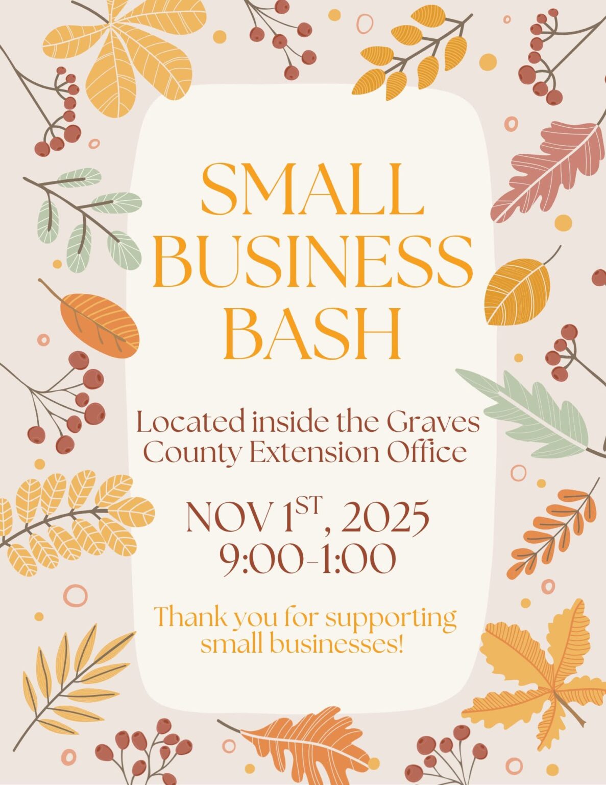 Small Business Bash – Mayfield-Graves County Tourism Commission
