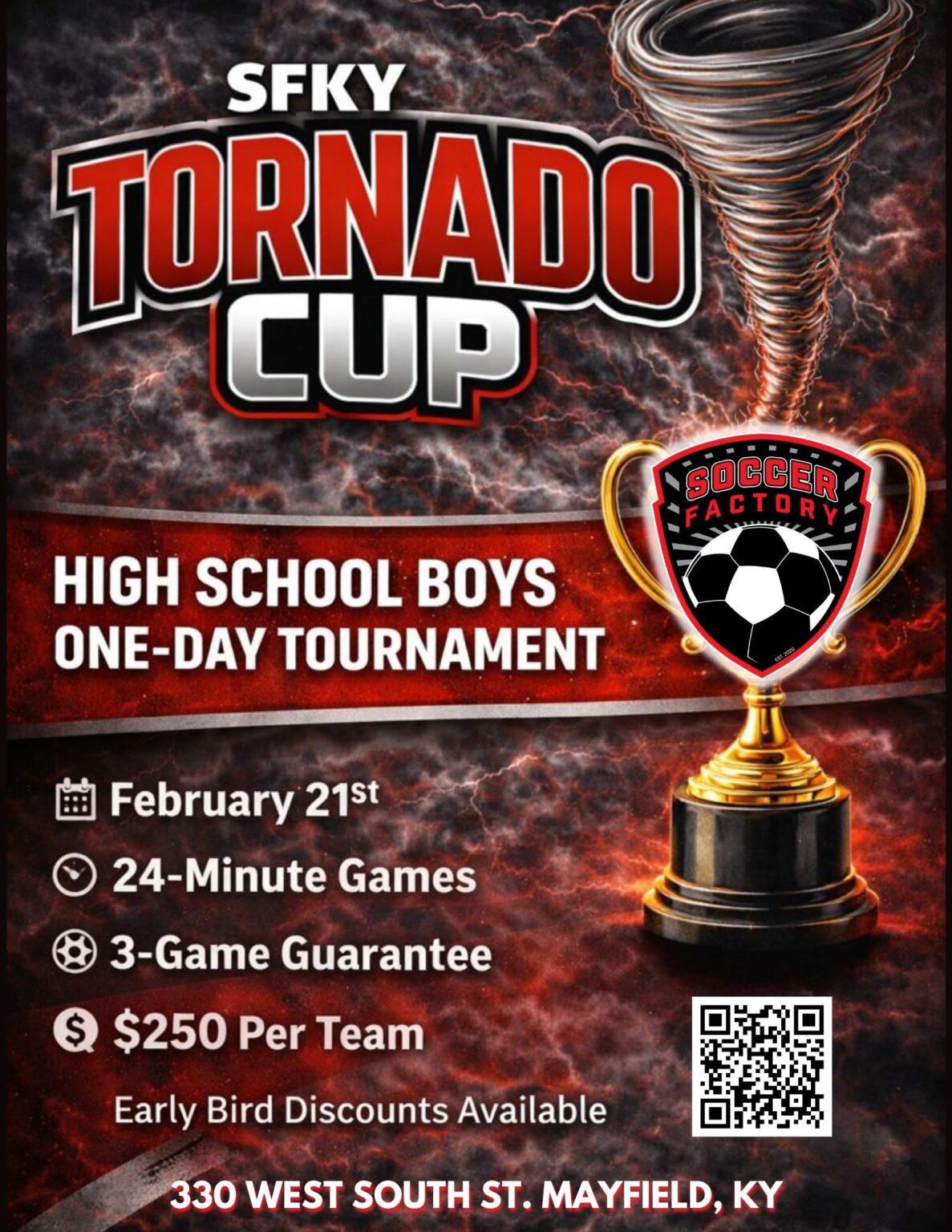 Soccer Factory Tournament – Mayfield-Graves County Tourism Commission