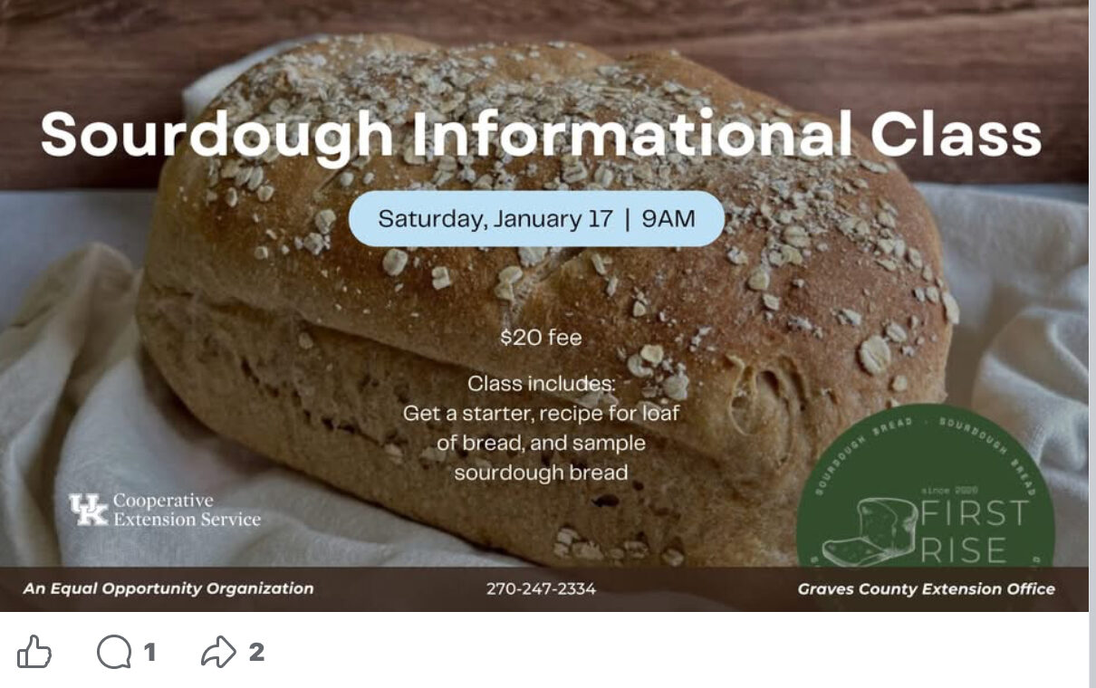 Sourdough Informational Class – Mayfield-Graves County Tourism Commission
